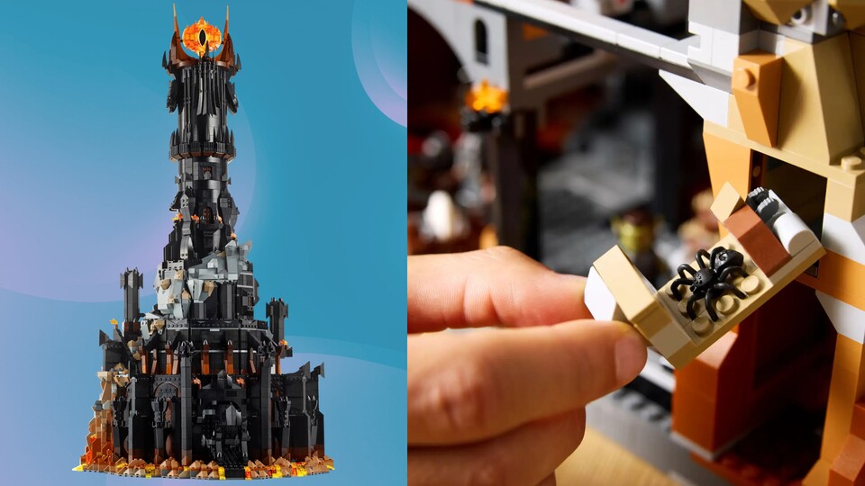 Neues LEGO Herr der Ringe Set mit 5000 Teilen: Holt euch Saurons Turm ...