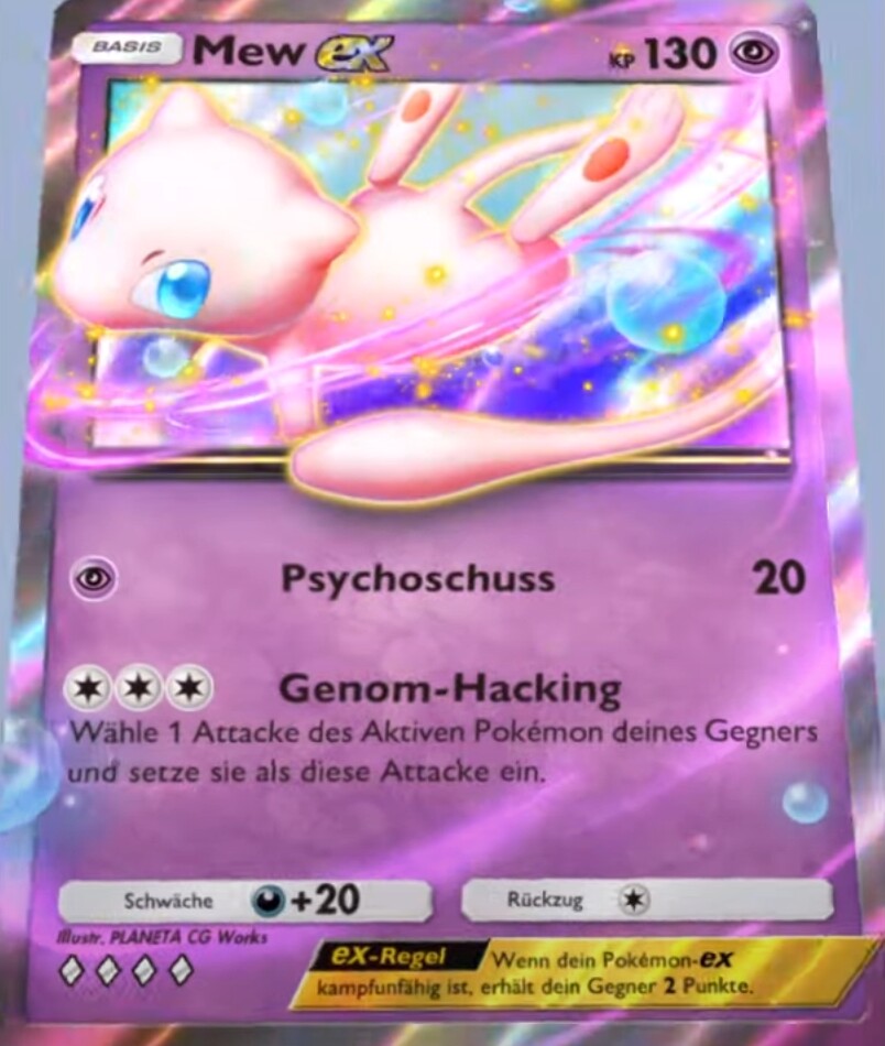 Pokémon TCG Pocket: Mew-ex aus Mysteriöse Insel-Erweiterung hat eine ...