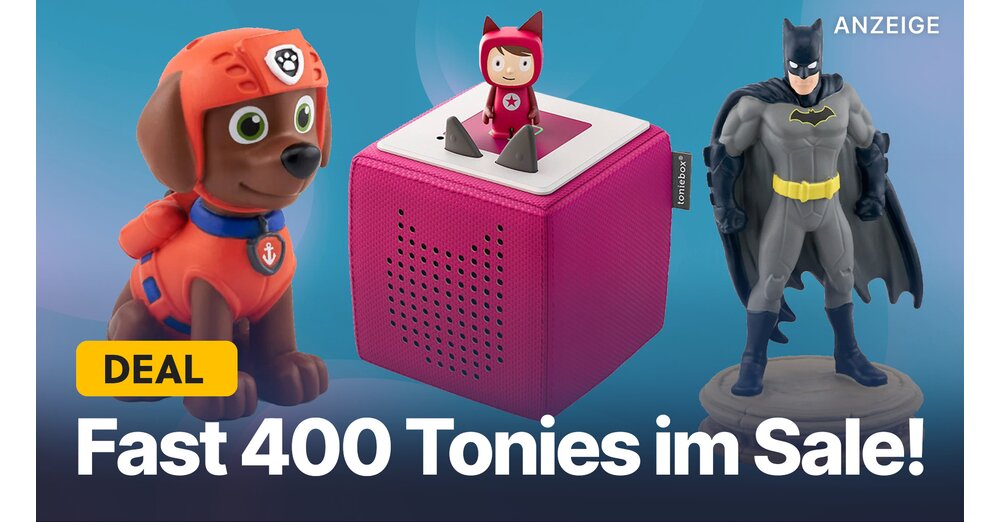 Fast 400 Tonies im Black-Friday-Angebot: Figuren und Toniebox ...