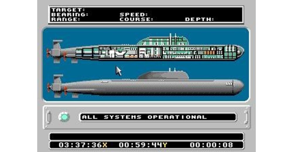 688 Attack Sub Sega Mega Drive