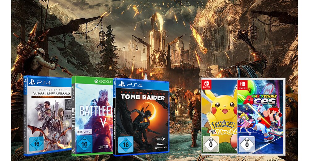 3 für 111 Euro, 3 für 79 Euro, 3 für 49 Euro - Spiele im Amazon Angebot