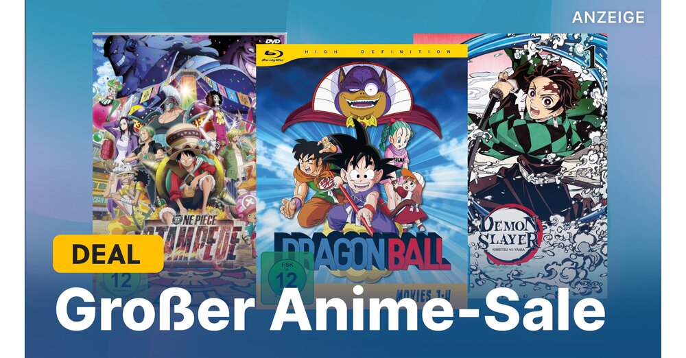 Von One Piece bis Demon Slayer: Über 500 Animes auf DVD & Blu-ray im 3 ...