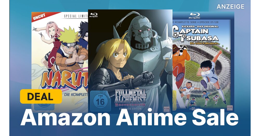 Amazon Anime Sale: Hits von Naruto bis Fullmetal Alchemist günstig auf ...
