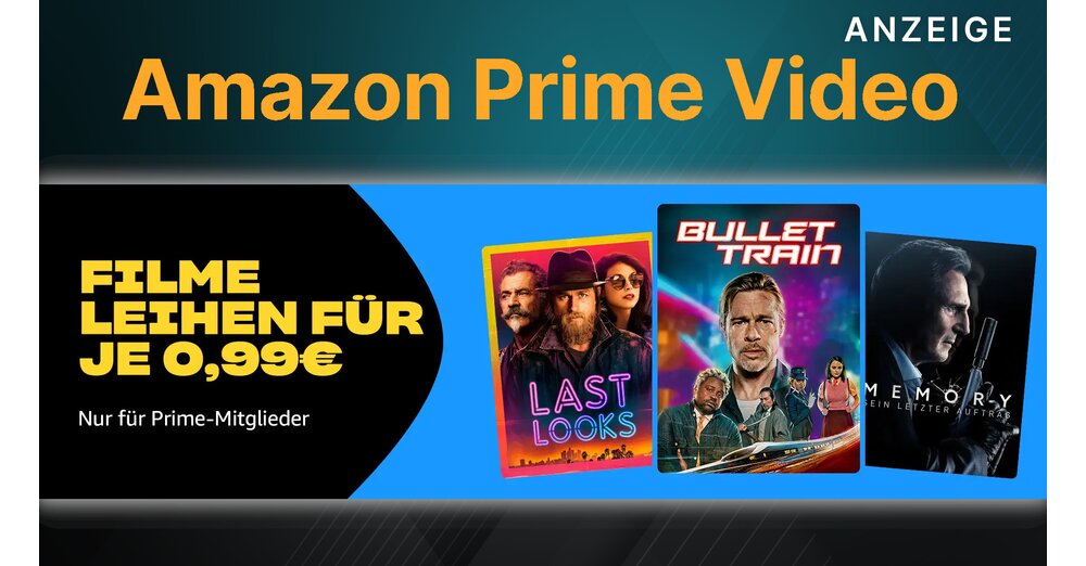 Filme für 0,99€ bei Amazon: Neue Blockbuster wie Bullet Train jetzt ...