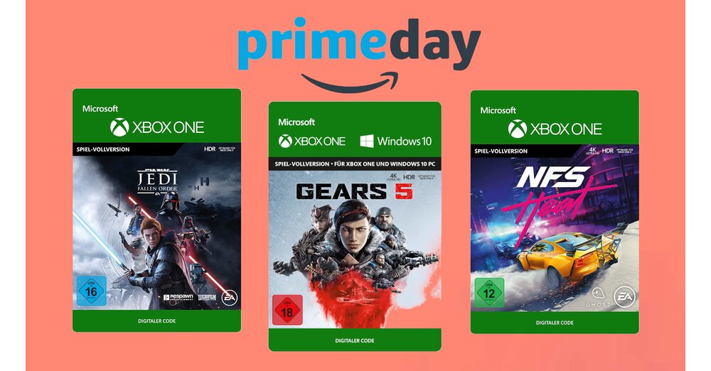 Amazon Prime Day – Spiele-Downloads für Xbox One im Angebot