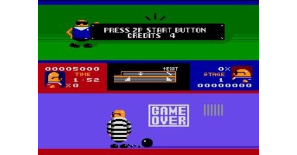Bonanza Bros. Sega Mega Drive