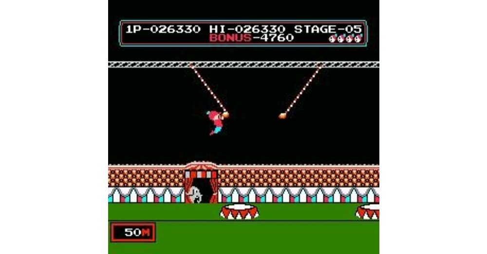 Circus Charlie NES
