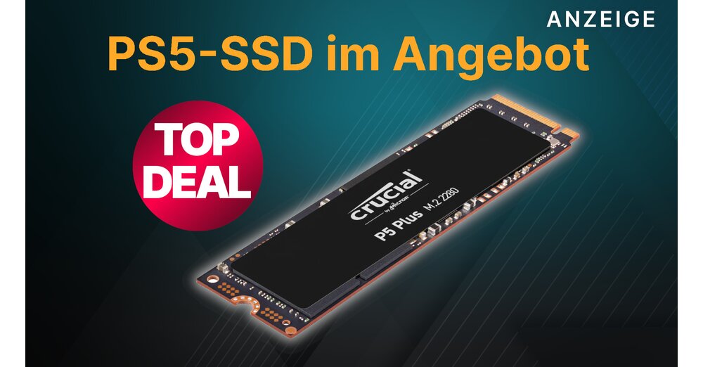 PS5-SSD mit 2 TB: Schnappt euch die Crucial P5 Plus NVMe SSD jetzt zum ...