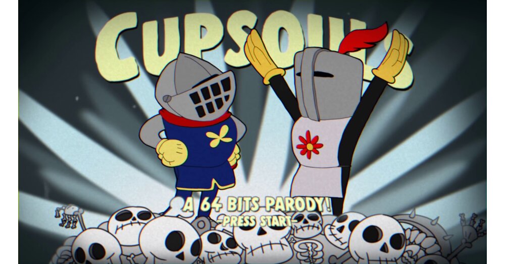 Cupsouls - So würde Dark Souls im Cuphead-Look aussehen