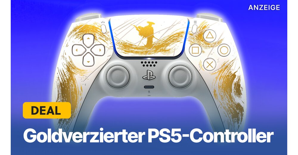 Goldverzierter PS5-Controller erscheint bald: Wer die neue DualSense ...