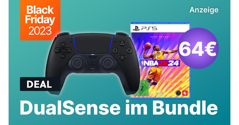 DualSense + Spiel für 64€: PS5-Controller jetzt im günstigen Black ...