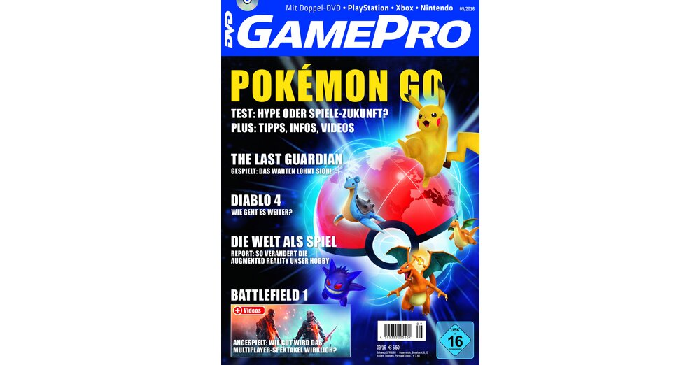 GamePro 09/2016 - Ab dem 4.8. am Kiosk! - Wir fangen sie alle!