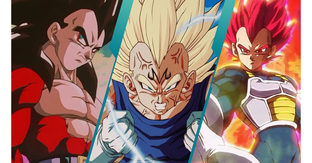 Dragon Ball: Hier sind alle 9 Formen von Vegeta im Überblick