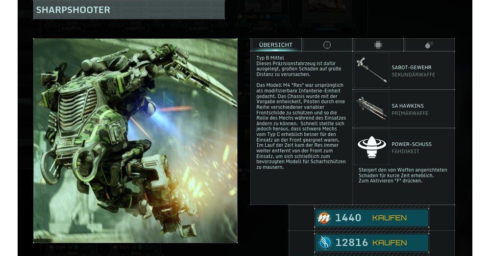 Hawken - Mechs im Überblick