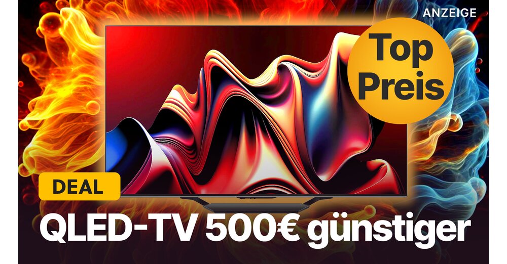 55 Zoll QLED 4K-Fernseher 500€ günstiger: Das ist das beste TV-Angebot ...