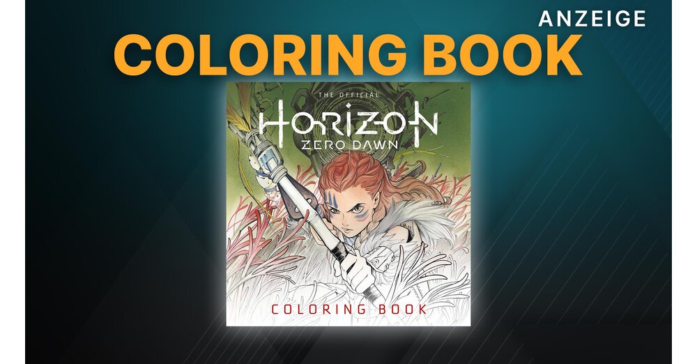 Malen statt Gaming: Jetzt das Horizon Zero Dawn Coloring Book kaufen