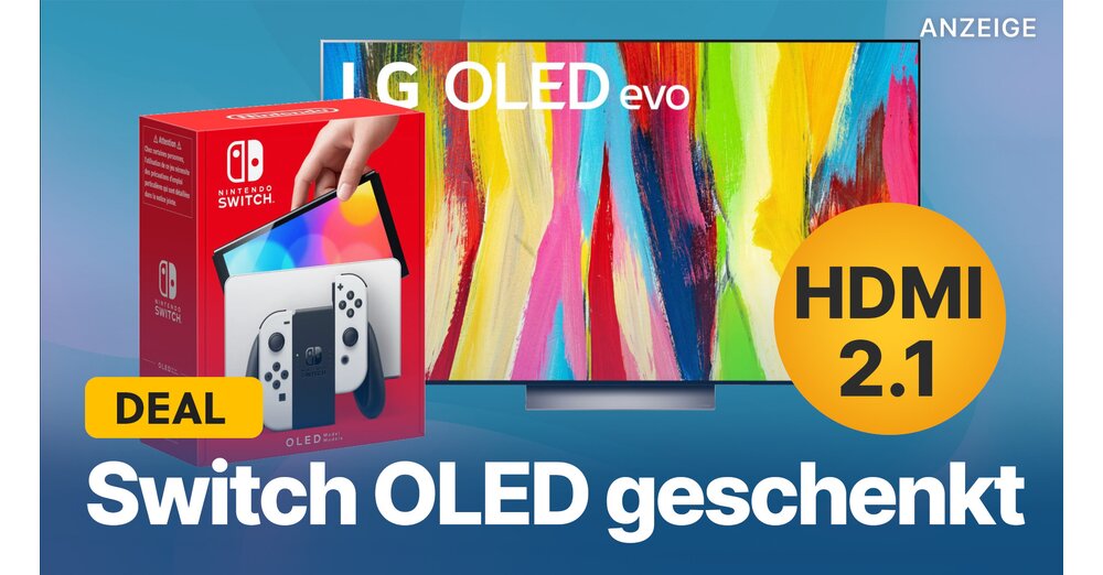 Nintendo Switch OLED geschenkt: Jetzt als Gratis-Zugabe zum 65 Zoll LG ...