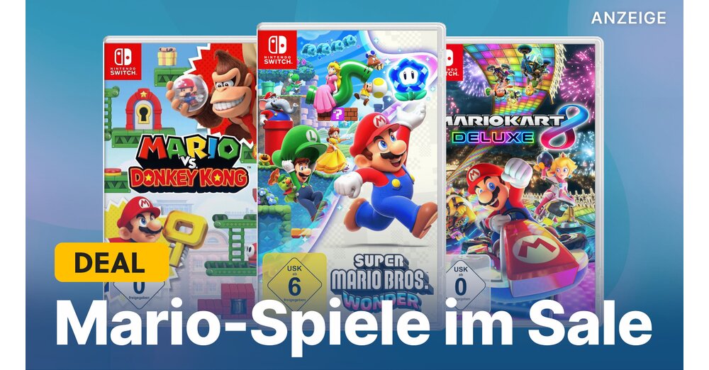 Mario-Spiele im Angebot: Diese 10 Hits für Nintendo Switch gibt’s jetzt günstig!
