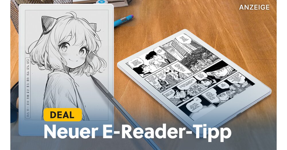 Günstiger und besser als der Kindle Scribe: Dieser E-Reader hat eine ...