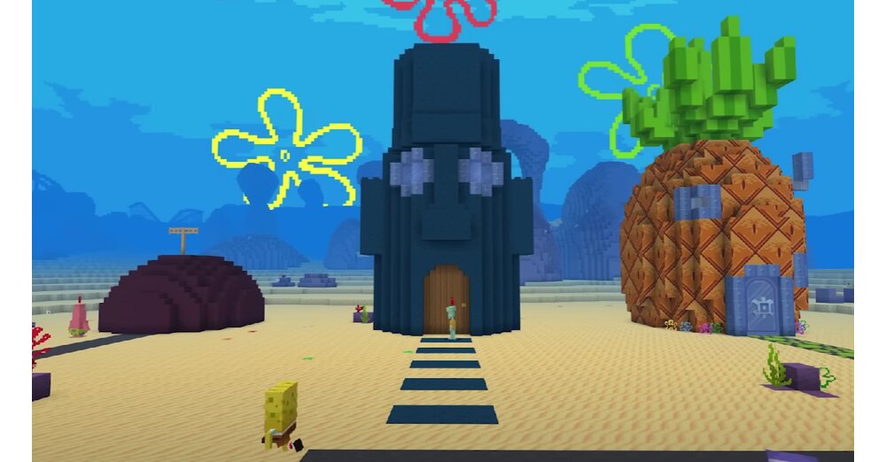 Spongebob Karte Minecraft Map Bikini Bottom MCPE APK Download For