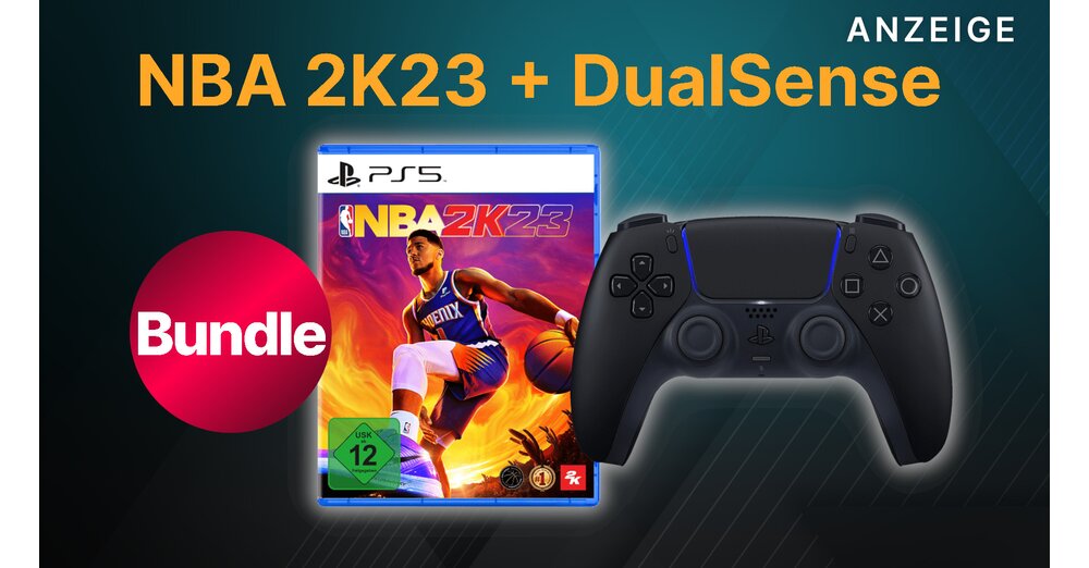 Günstiges Bundle für PS5: Sony DualSense Controller mit NBA 2K23 im Angebot