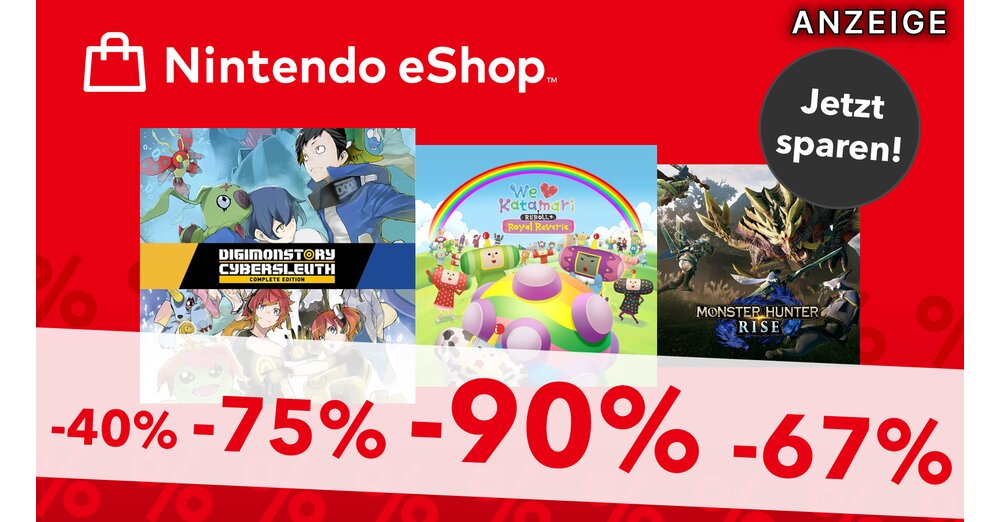 Bis zu 90% auf Switch-Spiele: Wir haben euch 10 Highlights aus den über ...