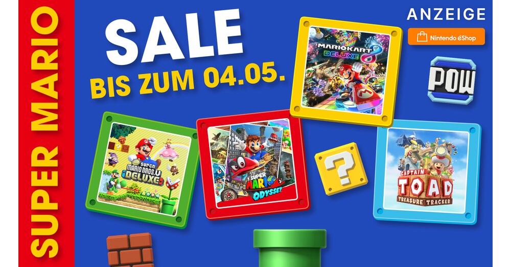 Super Mario Sale – Neue Angebote: Hits wie Mario Kart 8 jetzt günstig ...