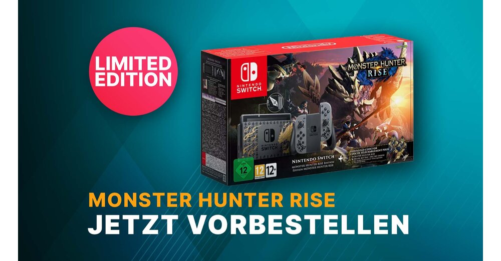 Nintendo Switch Monster Hunter Rise Edition jetzt vorbestellen