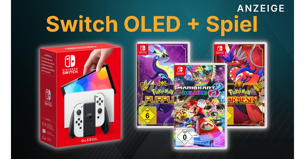 Nintendo Switch OLED: Jetzt günstig mit Pokémon oder Mario Kart 8 Kaufen