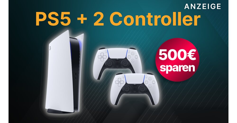 PS5 günstig kaufen: Spart 500€ auf ein Bundle mit 2 Controllern im ...