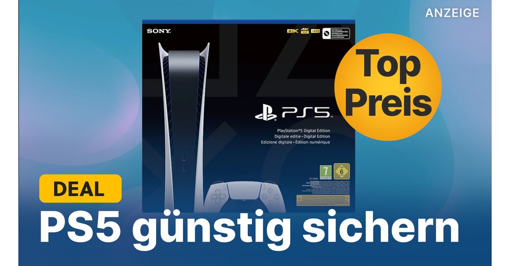 PS5 für 399€ kaufen: So günstig gibt es die Konsole gerade nirgendwo sonst!