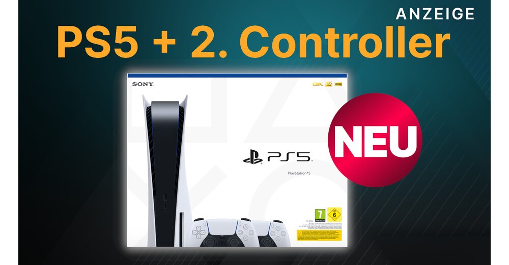 PS5 kaufen: Neues Bundle mit Disc Edition und 2. DualSense Controller ...