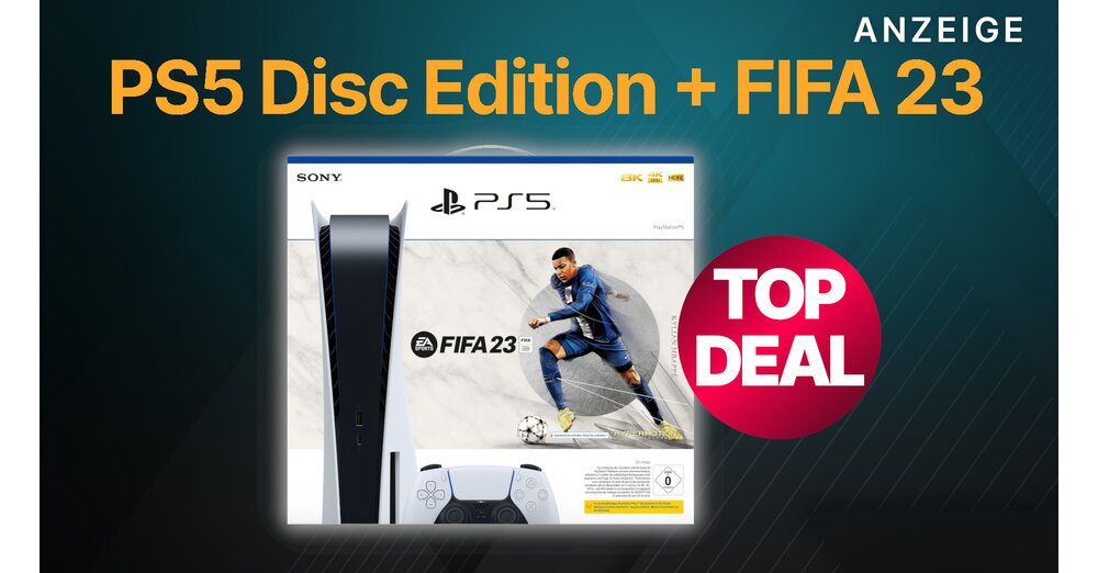 PS5-Bundle im Angebot: Holt euch die Disc Edition jetzt mit FIFA 23 ...