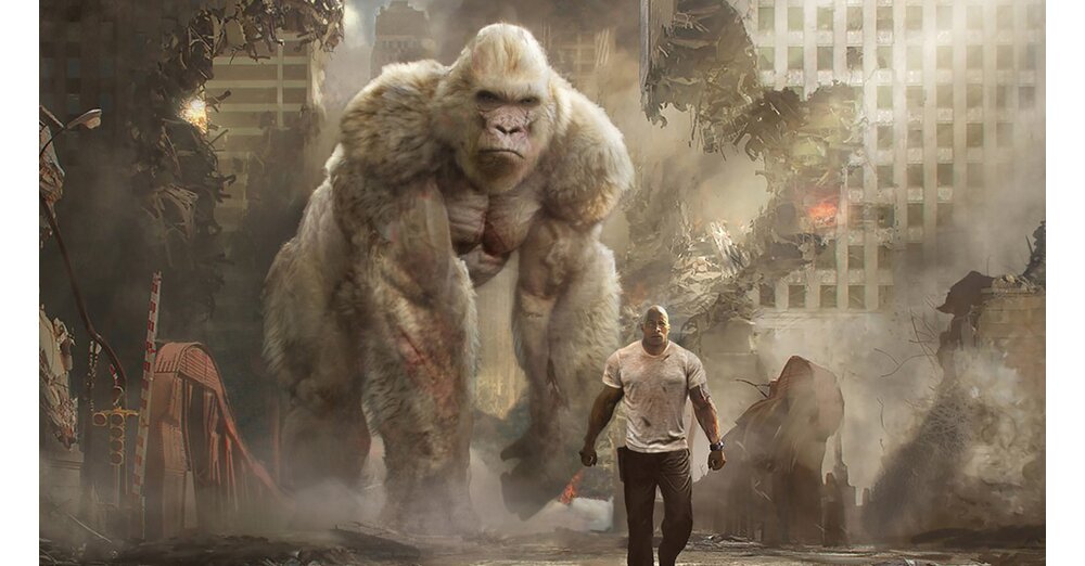 Rampage - Action-Trailer mit Dwayne Johnson und einem mächtigen Gorilla