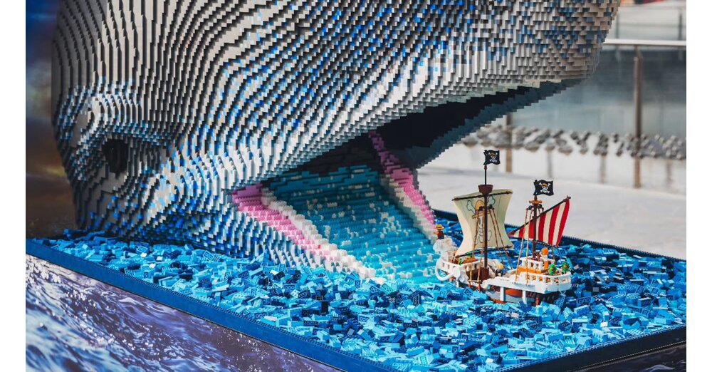 One Piece: Italienischer Künstler baut den Wal Laboon mit LEGO-Steinen ...