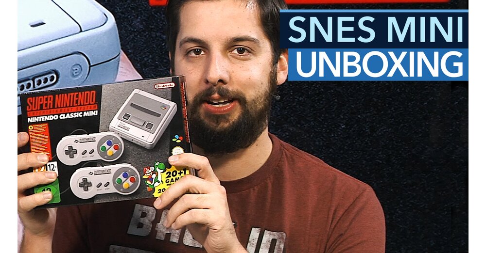 Super Nintendo Classic Mini - Unboxing-Video zum SNES Mini