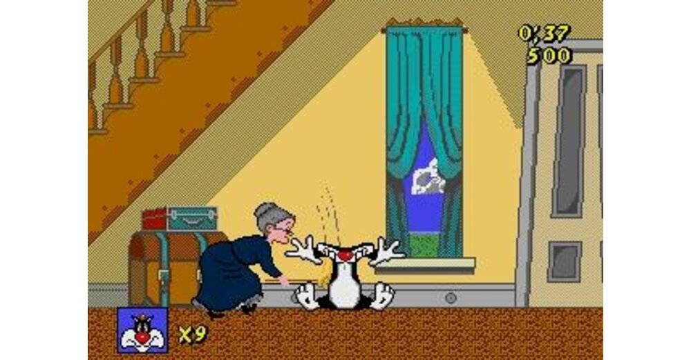 Sylvester and Tweety in Cagey Capers Sega Mega Drive
