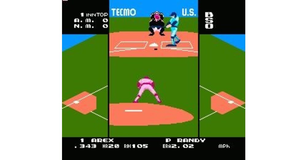 Tecmo Baseball NES