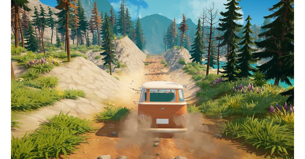 Outbound ist ein Cozy-Survivalspiel für PS5, in dem ihr im VW-Bus durch ...