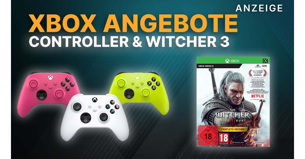 Xbox Controller und Witcher 3: Jetzt bei den Amazon Frühlingsangeboten ...