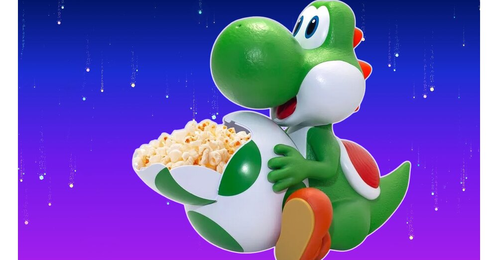 Diesen Yoshi-Popcorn-Eimer brauche ich unbedingt für den Mario Galaxy ...