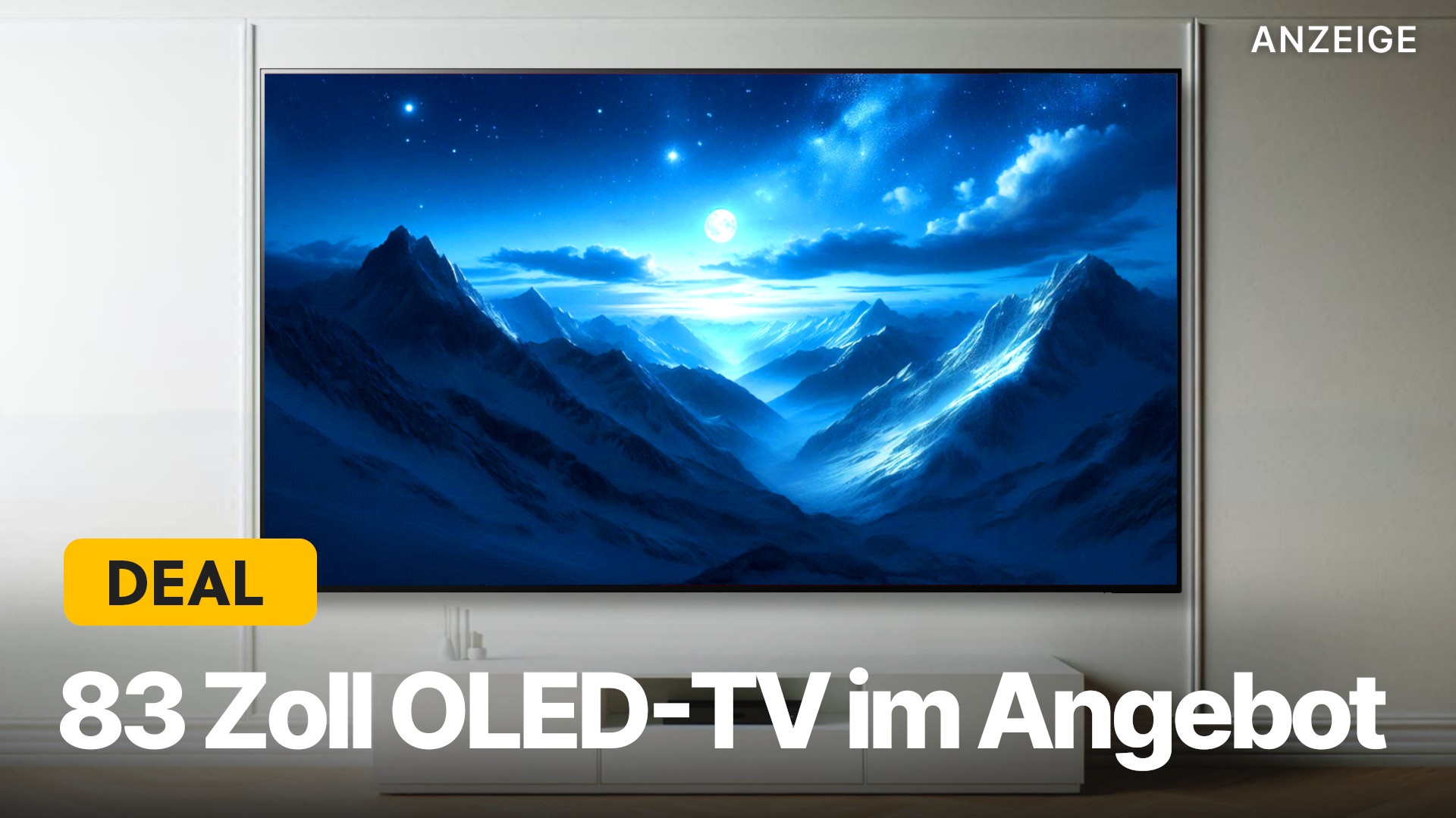 83 Zoll OLED 4K-TV im Angebot: Durch fast 5000€ Rabatt gibt's diesen gigantischen High-End ...