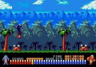 Aquatic Games, The Sega Mega Drive