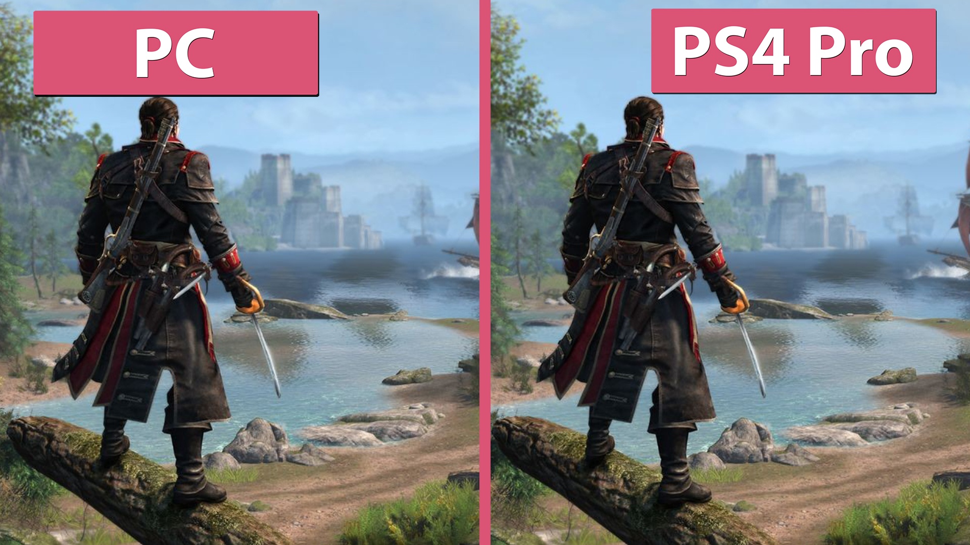 Assassin s Creed Rogue Original auf dem PC gegen PS4 Pro Remaster im Vergleich