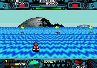 Burning Force Sega Mega Drive