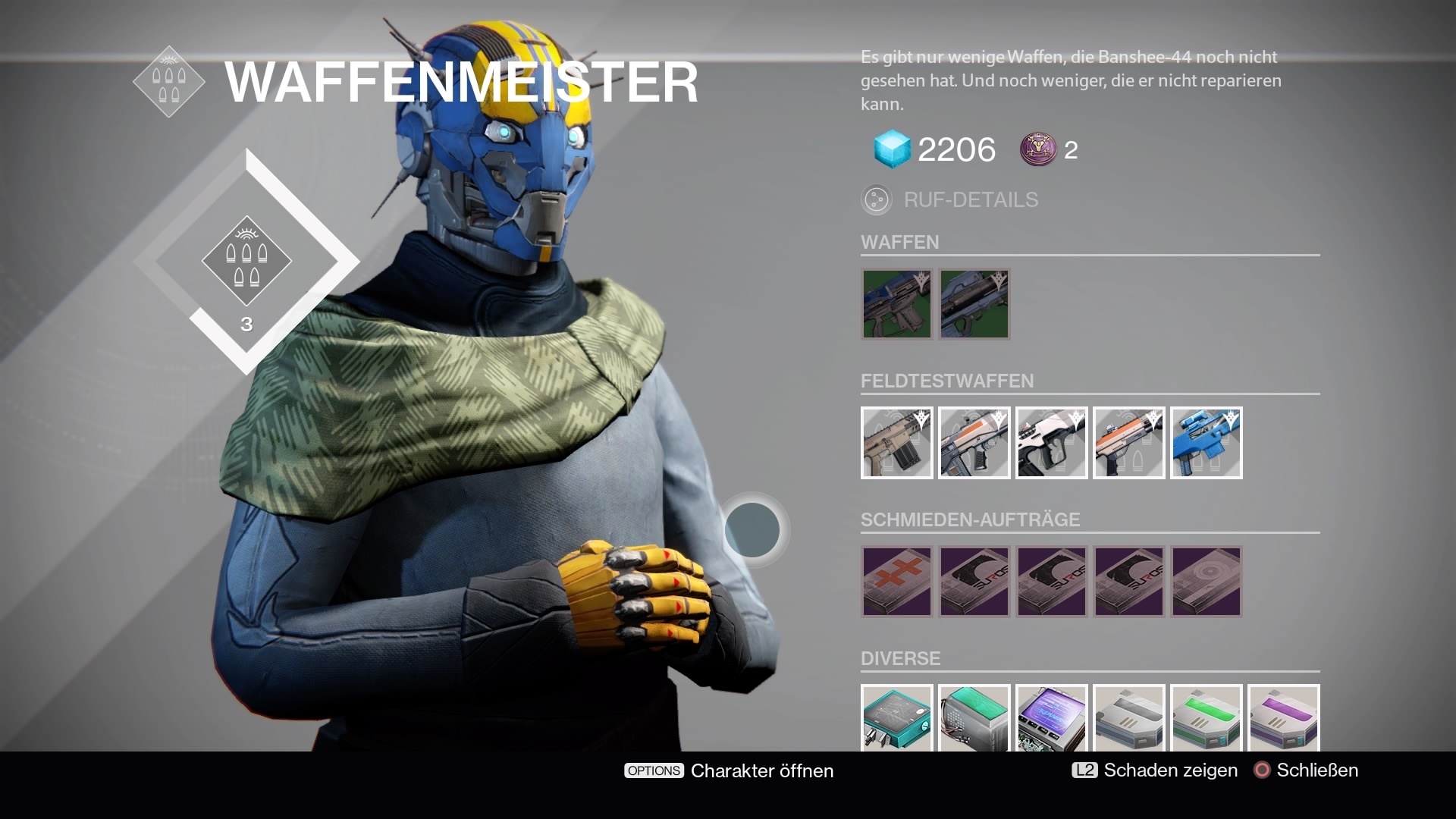 Destiny - Banshee-44: Feldtest-Waffen und Bestellungen ab dem 28 ...