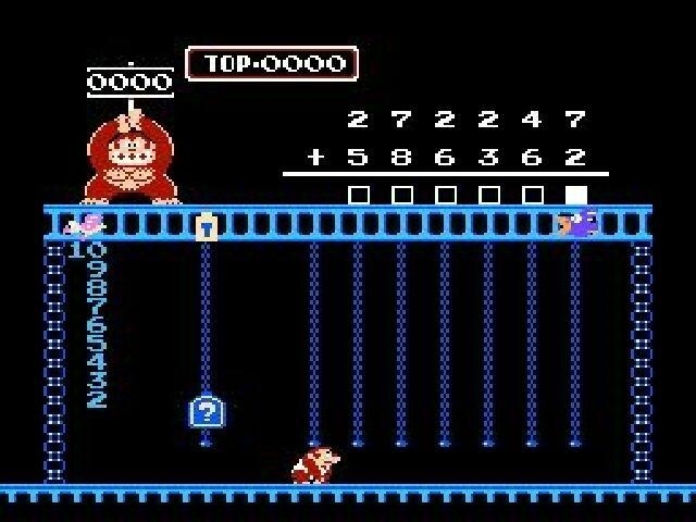 Donkey Kong Jr. Math NES