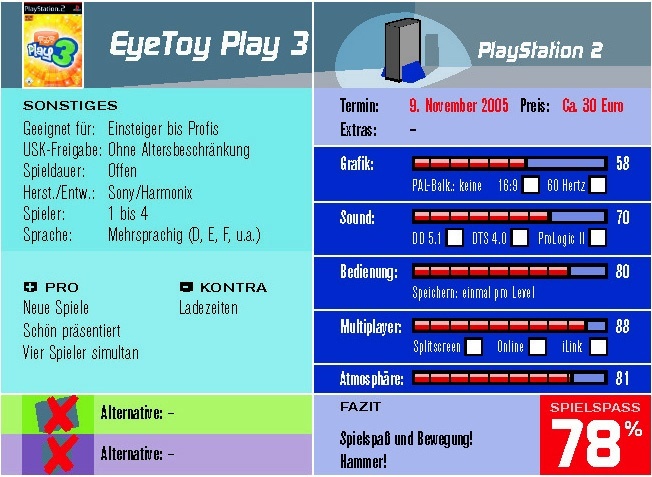 EyeToy: Play 3