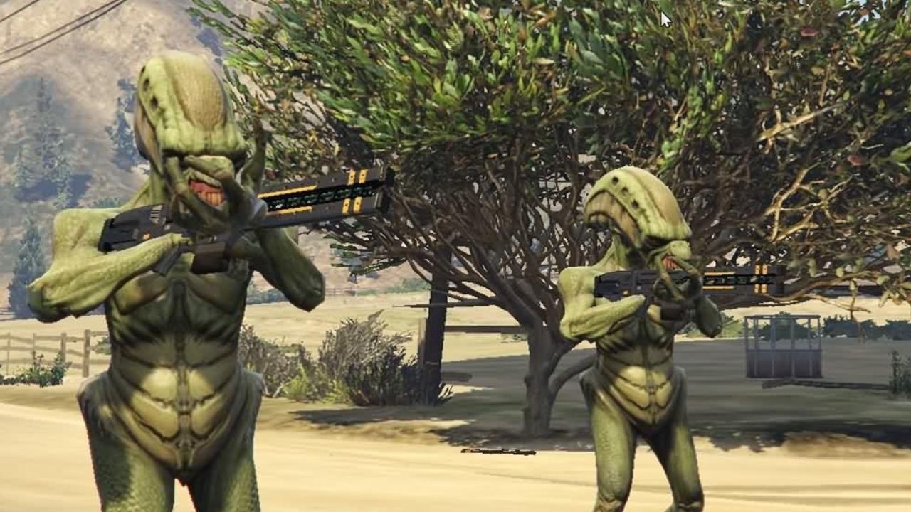 GTA 5 - Spieler triggern geheimen UFO-Absturz, große Schießerei mit Aliens