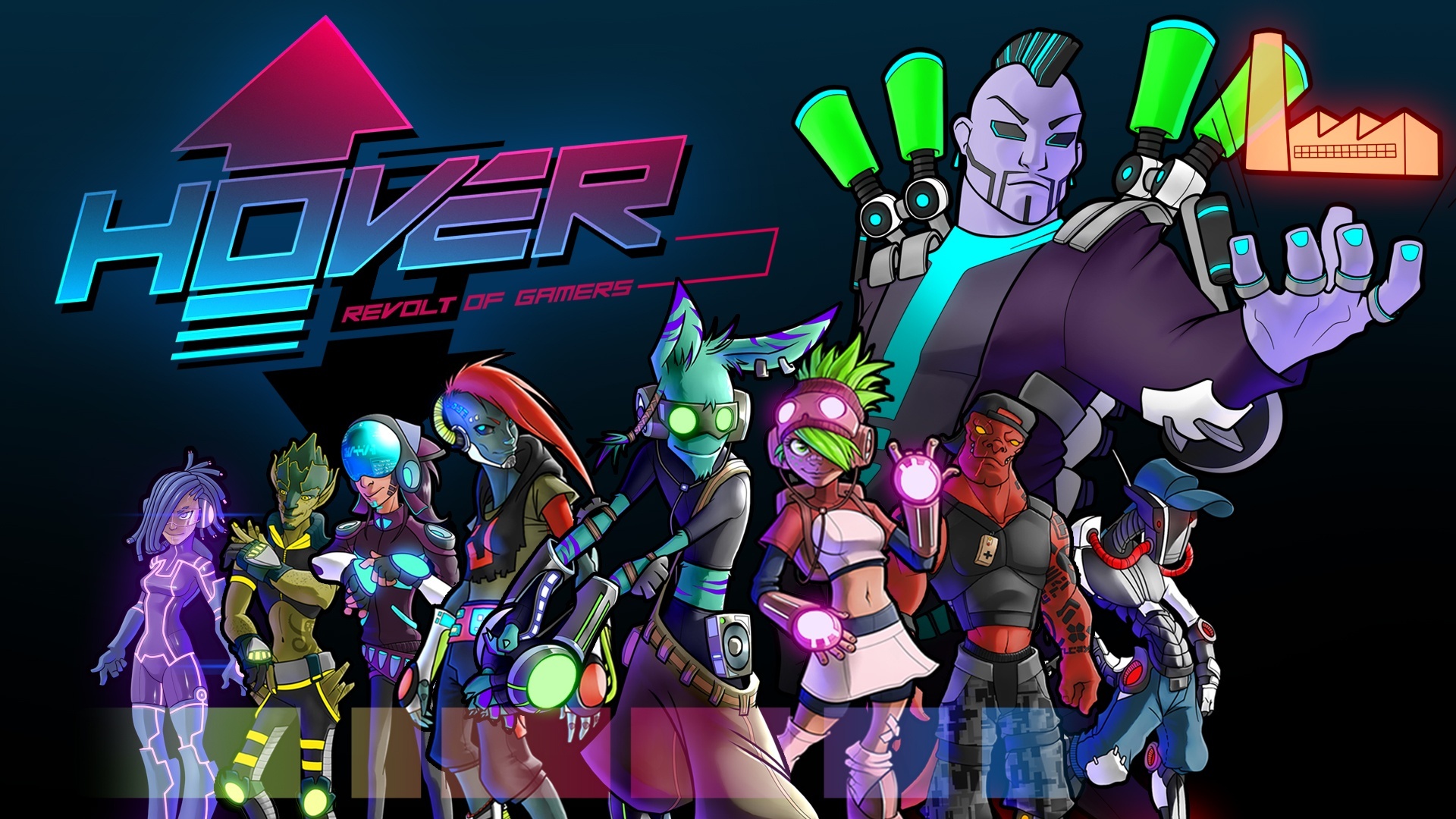 Hover: Revolt of Gamers - Screenshots